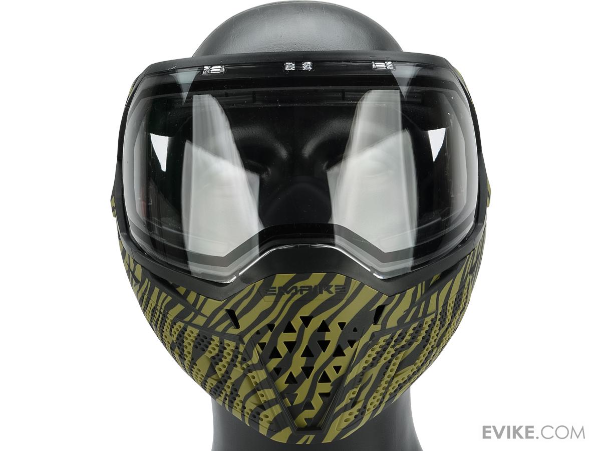 Empire Paintball EVS Full Face Mask (Color: Olive Tiger Stripe / Clear ...