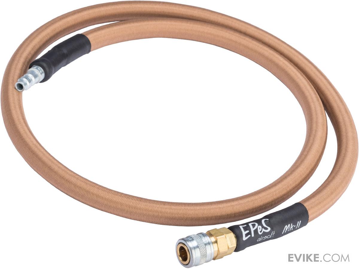 EPeS Airsoft 100cm Soft Braided Flexible Mk.II HPA Hose (Color: Coyote ...