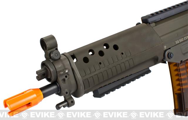 G&G Swiss Arms SIG Sauer Licensed SG552 Full Metal Airsoft AEG Rifle ...