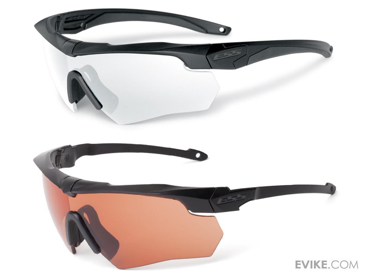 ESS Crossbow Suppressor 2x+ Ballistic Eyeshield Package (Color: Black ...