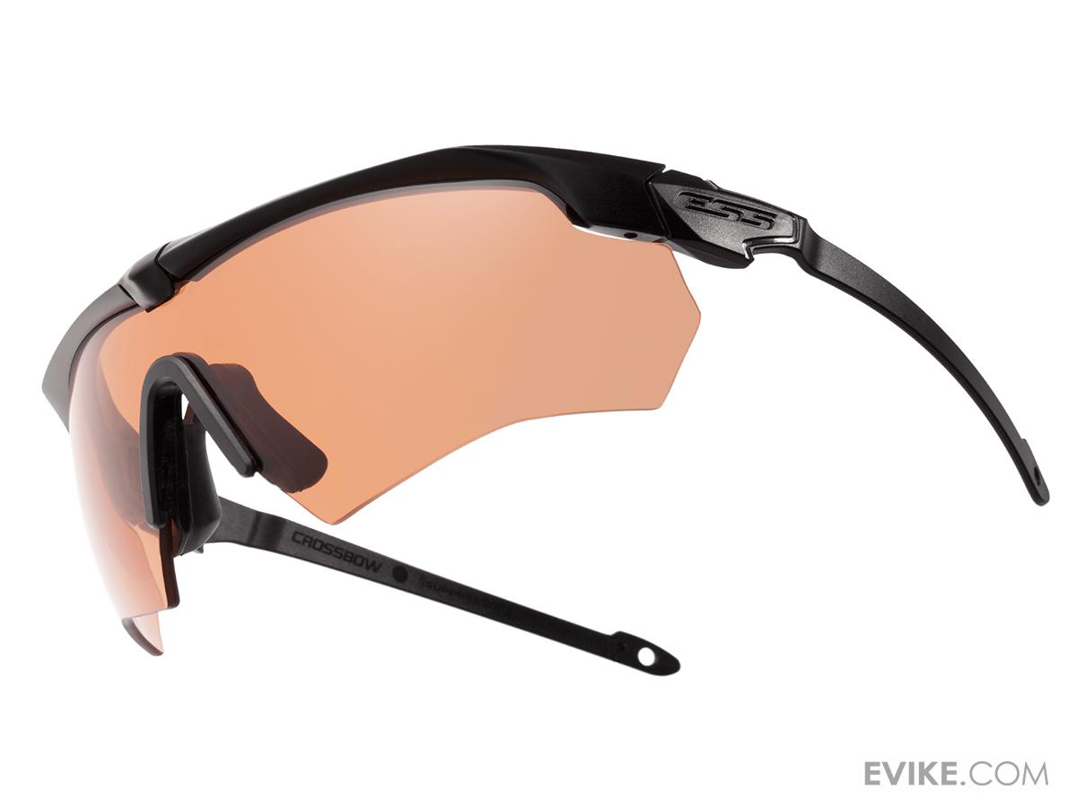 ESS Crossbow Suppressor Ballistic Eyeshield (Color: Black Frame / HD ...