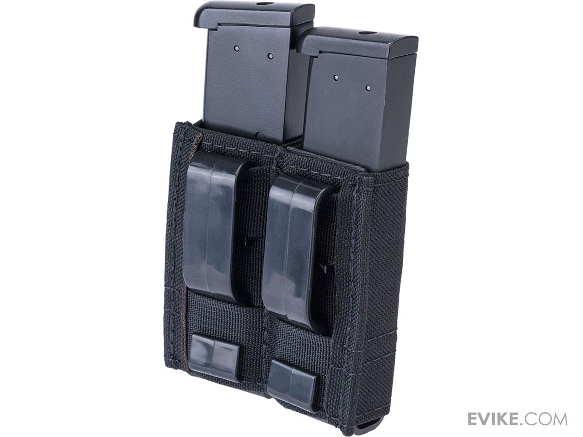 ESSTAC 1911 Double Magazine KYWI Pouch w/ Belt Loops (Color: Black), Tactical Gear/Apparel ...