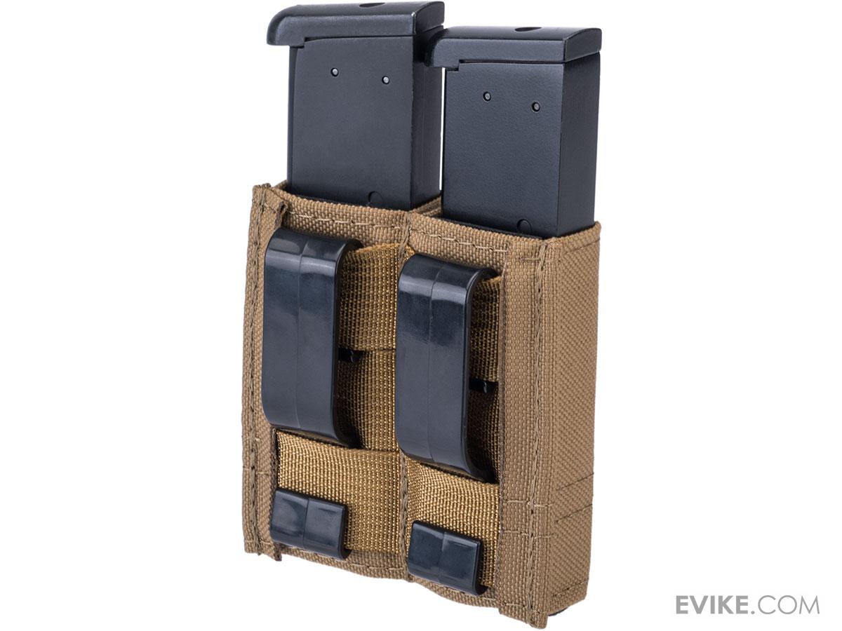 ESSTAC 1911 Double Magazine KYWI Pouch w/ Belt Loops (Color: Coyote Brown), Tactical Gear ...