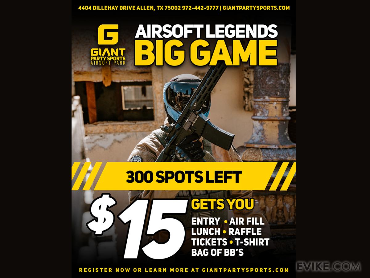 Giant Party Sports Airsoft Legends BIG GAME Opening Day Event - March ...