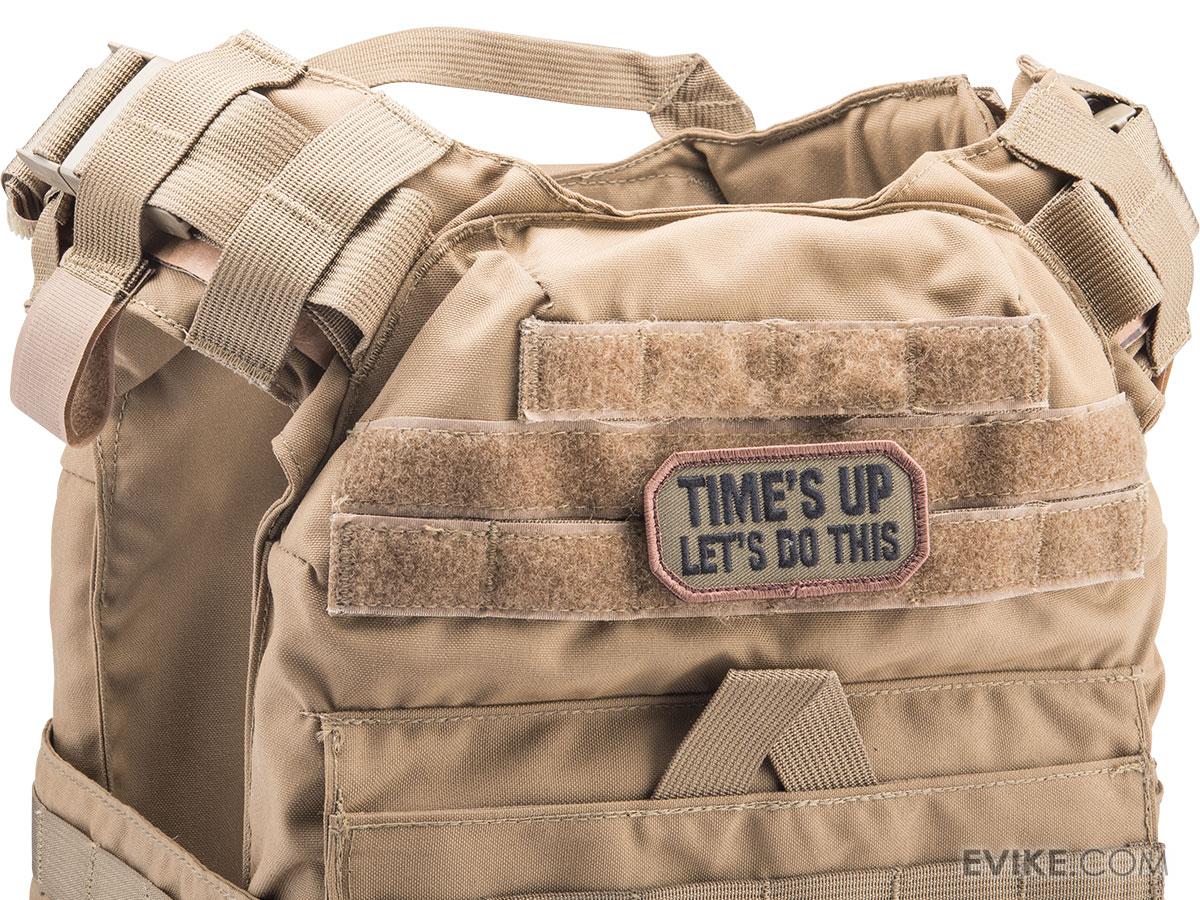 Mil-Spec-Monkey "Times Up" Embroidered Morale Patch (Color: Forest ...