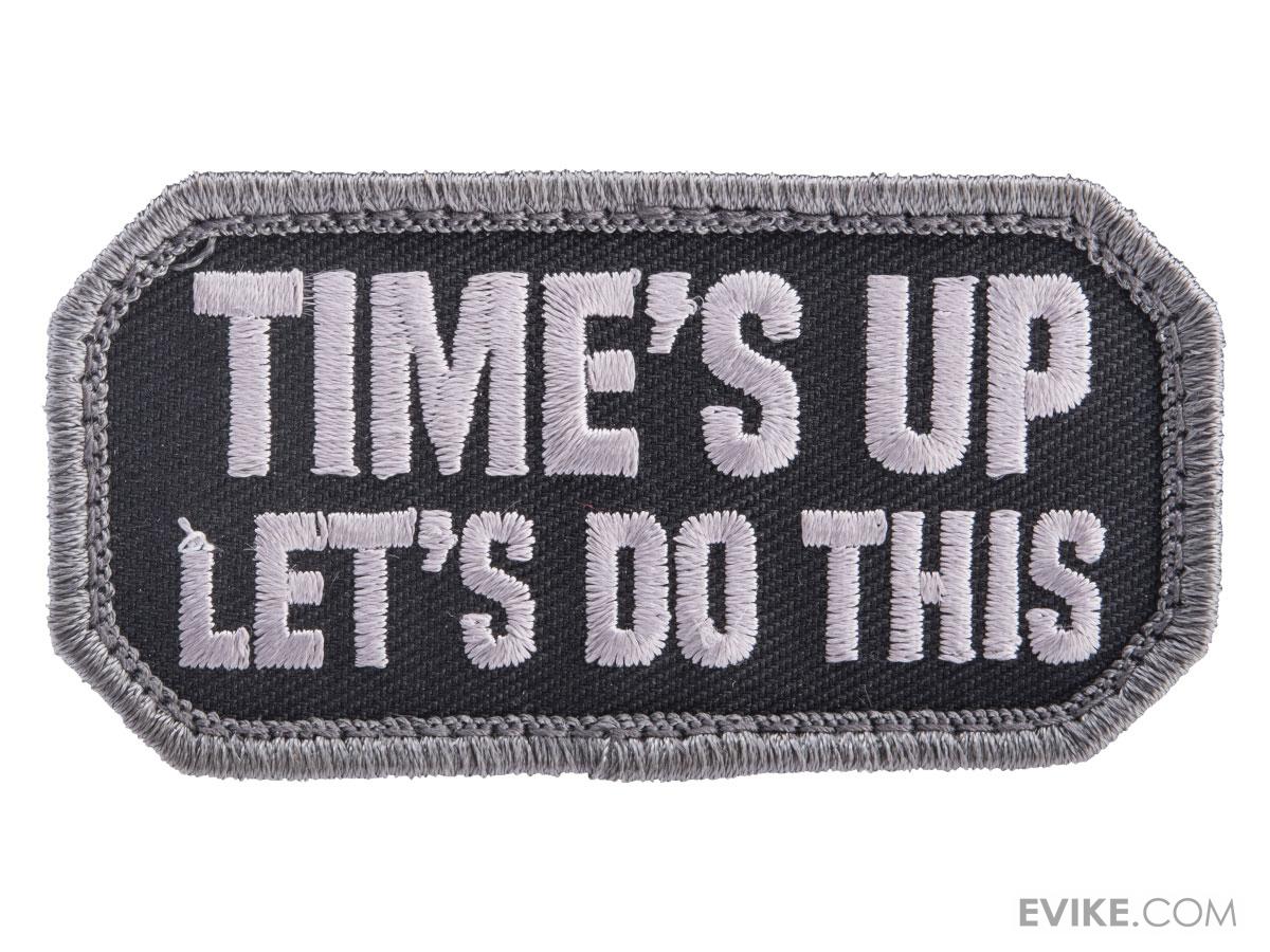 Mil-Spec-Monkey "Times Up" Embroidered Morale Patch (Color: Urban), Tactical Gear/Apparel ...