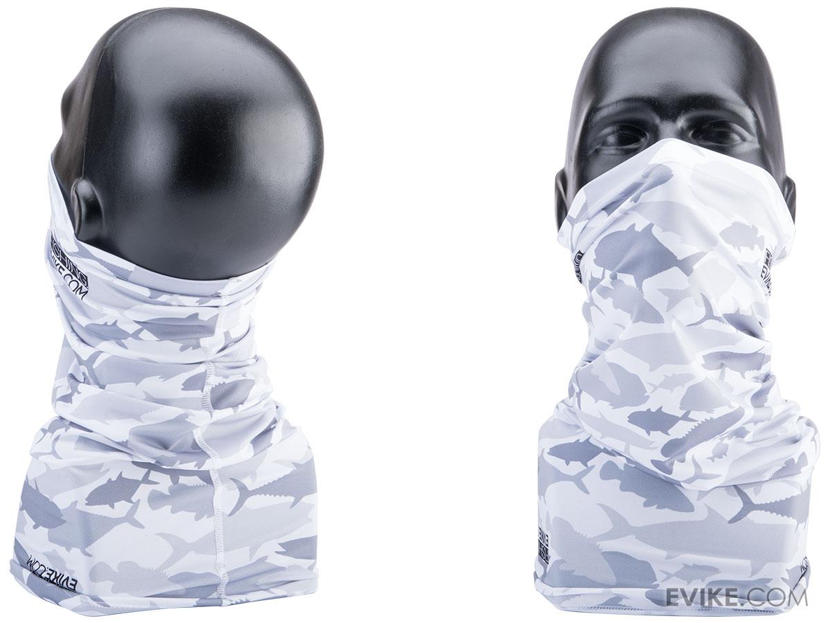 Evike.com Fishing UPF50 Neck Gaiter (Color: White Fish), Tactical Gear ...