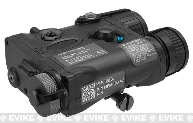 Element AN/PEQ-16A Style Airsoft LED Illuminator & Laser Combo (Color ...