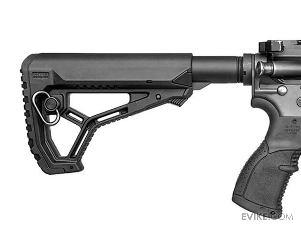 FAB Defense GL-CORE IMPACT Recoil Reduction Buttstock w/ Variable Reduction Settings (Color ...
