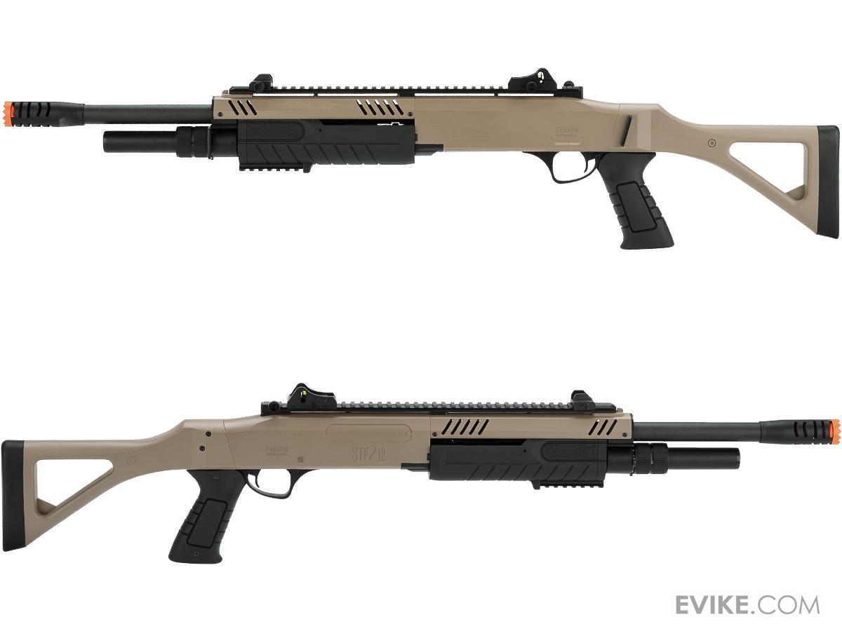 FABARM STF12 Pump Action Tri-Shot Airsoft Shotgun (Model: Full Size ...