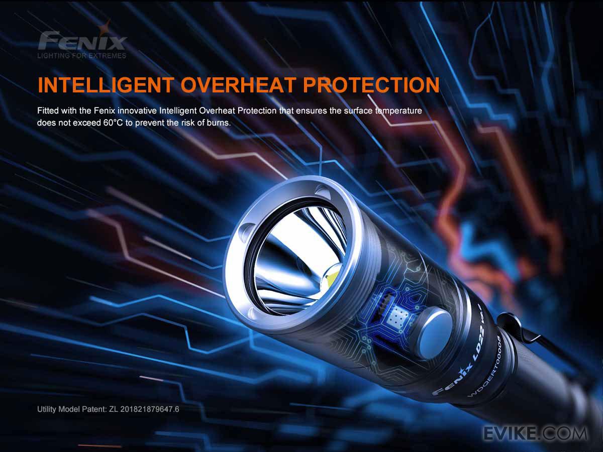 Fenix LD22 V2.0 LED Tactical Flashlight, Accessories & Parts, Lights ...