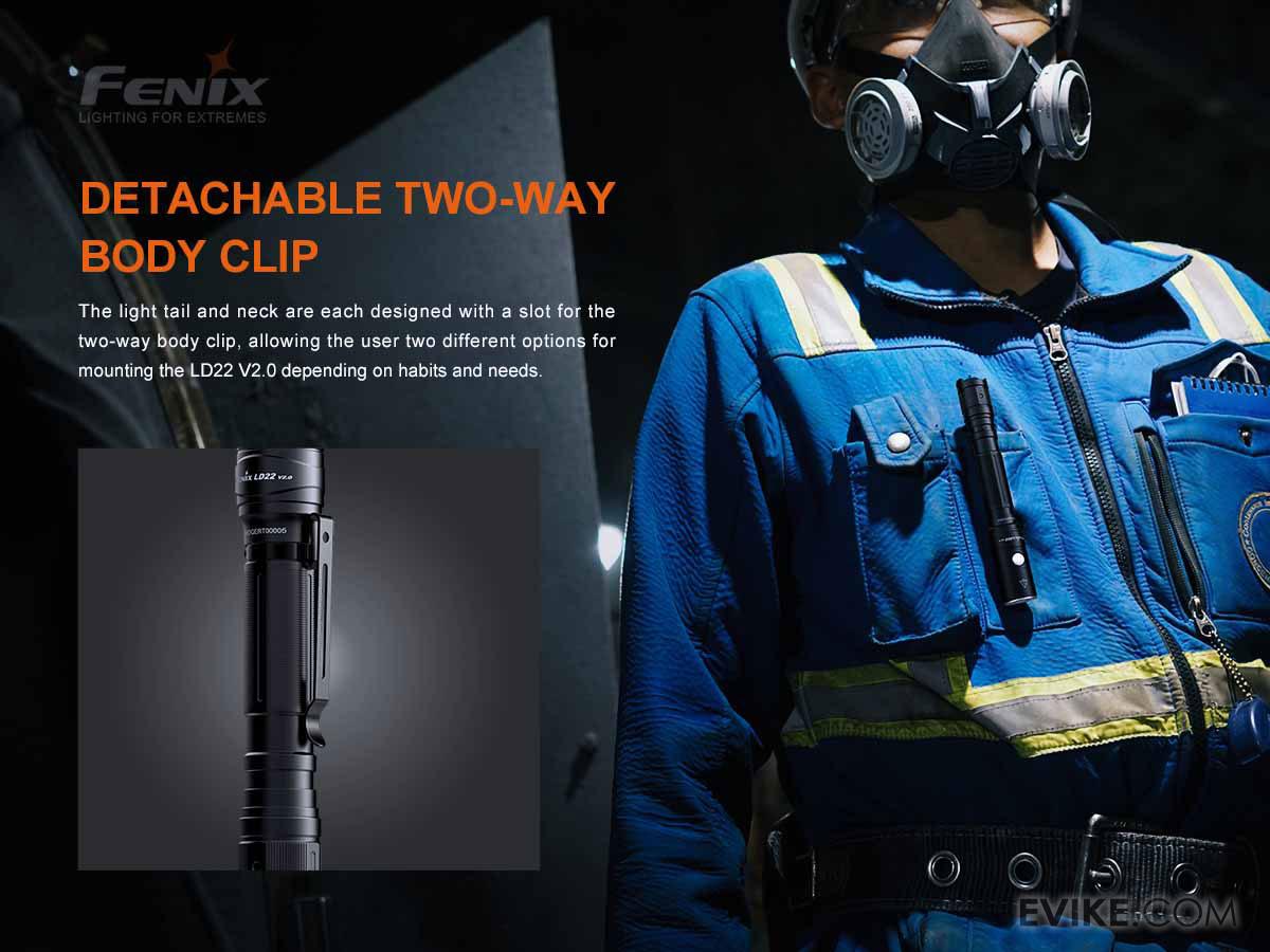 Fenix LD22 V2.0 LED Tactical Flashlight, Accessories & Parts, Lights ...