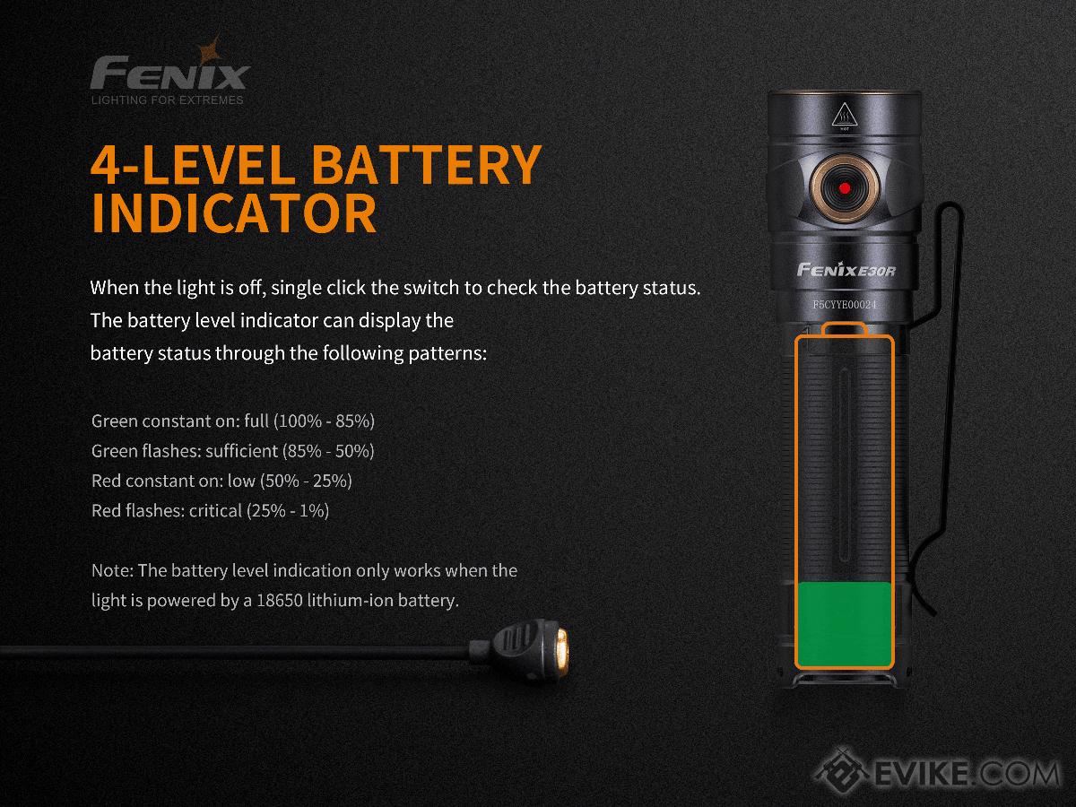 Fenix E30R Rechargeable Flashlight, Accessories & Parts, Lights ...