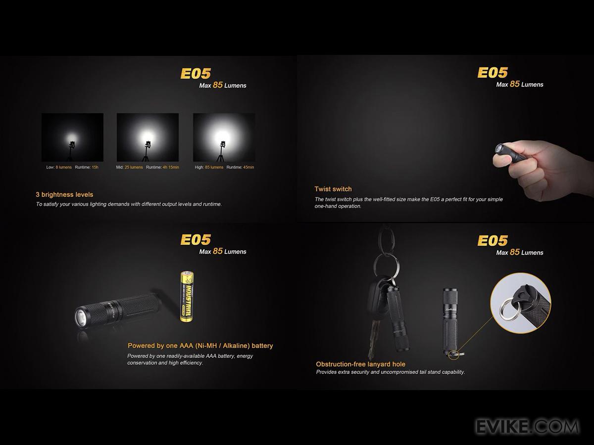 E05 Fenix Mini Flashlight, Accessories & Parts, Lights & Lasers ...
