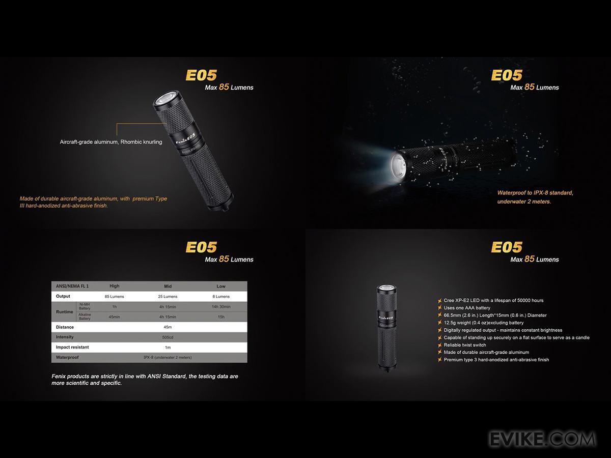 E05 Fenix Mini Flashlight, Accessories & Parts, Lights & Lasers ...