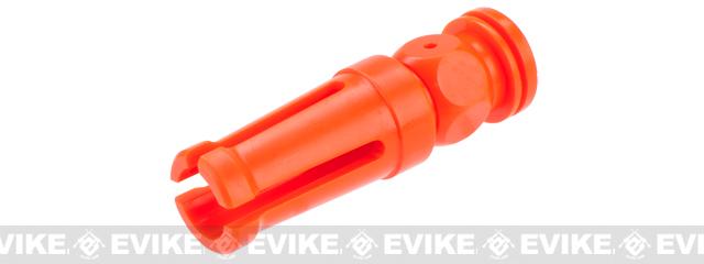 JG Blaze Orange Plastic AUG Style Airsoft Flash Hider - 14mm Negative, Accessories & Parts ...