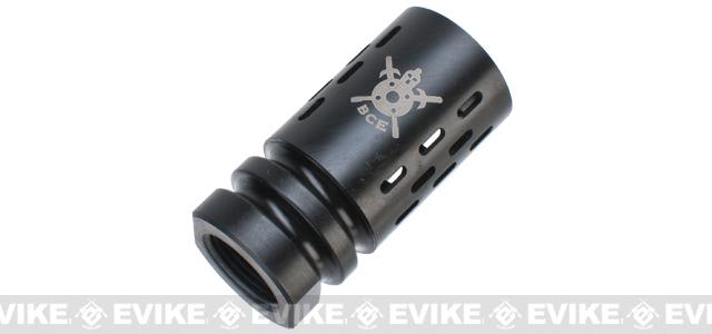 PTS Battle Comp 1.0 Black Oxide Airsoft Flash Hider (Thread: 14mm ...