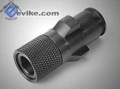 G&G MP5 / PM5 Type Steel Flashhider w/ 14mm- Threading for Attachments ...
