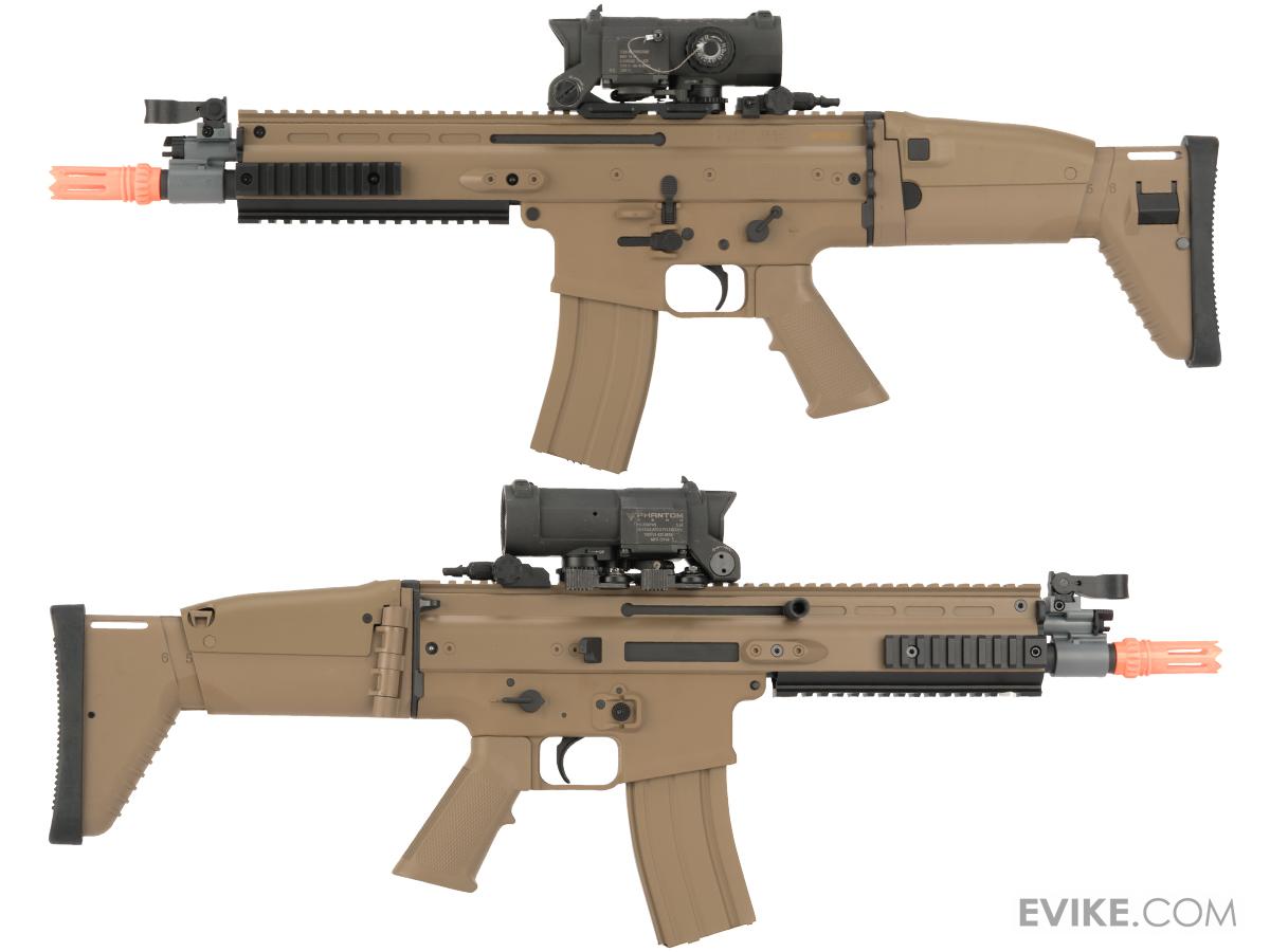 FN Herstal Licensed SCAR-L Airsoft AEG Rifle by Cybergun (Color: Desert ...