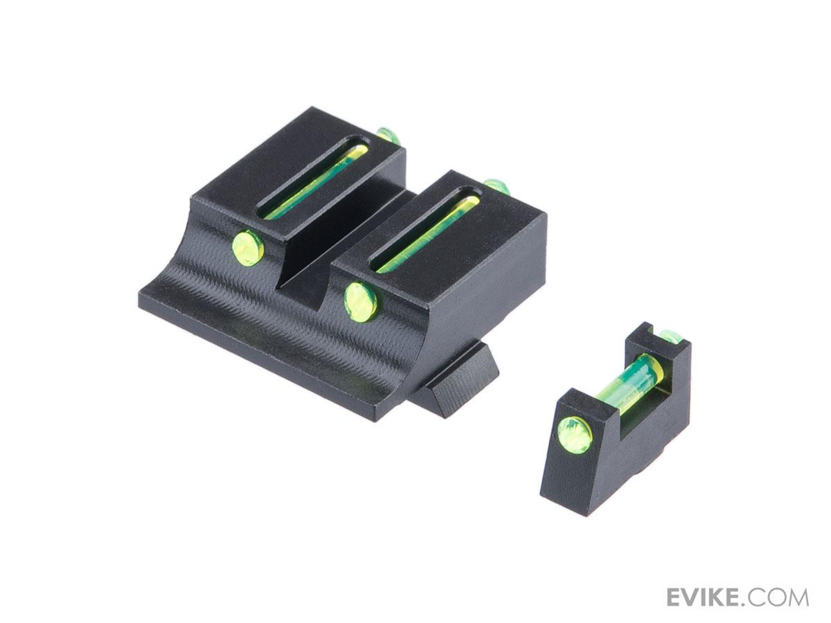 Pro-Arms Steel Fiber Optic Sight Set for Elite Force / UMAREX GLOCK 17 ...