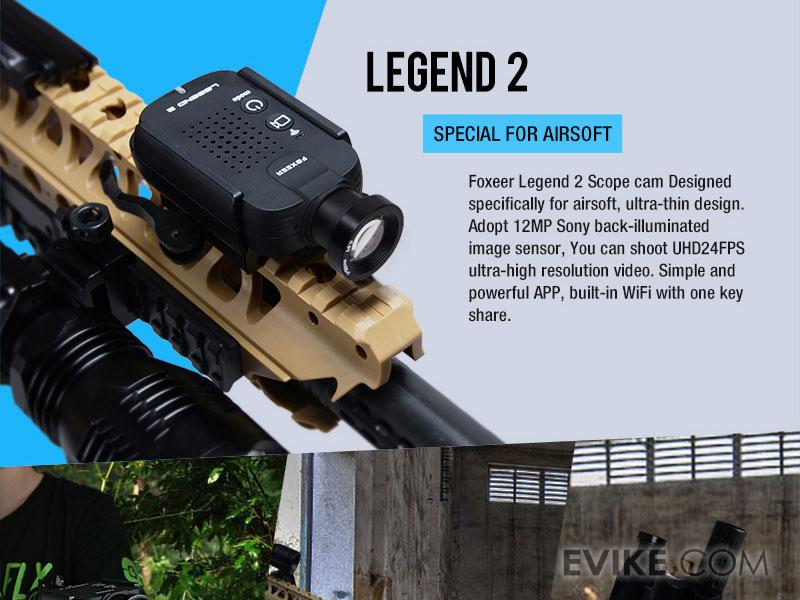 Foxeer Legend 2 35mm Ultra HD Airsoft Action Camera with 20mm Rail ...