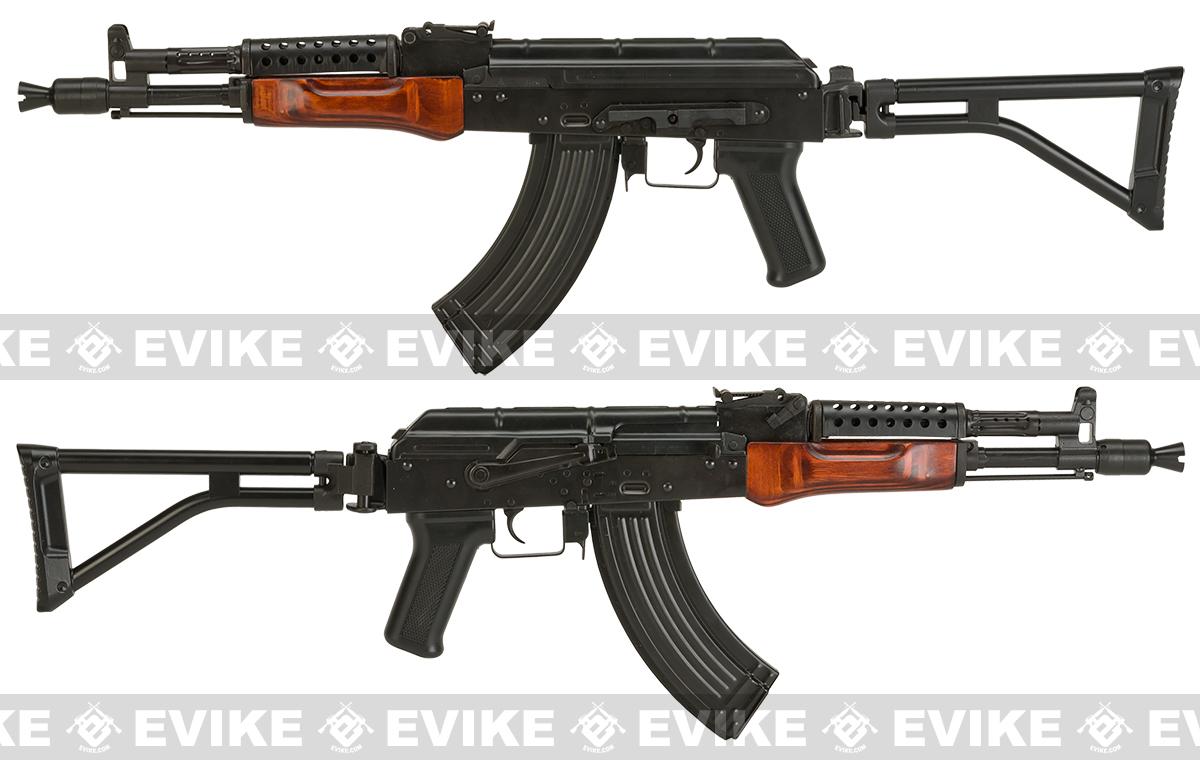 LCT Airsoft AK G-04 NV Full Metal AEG with Real Wood Furniture and Side ...