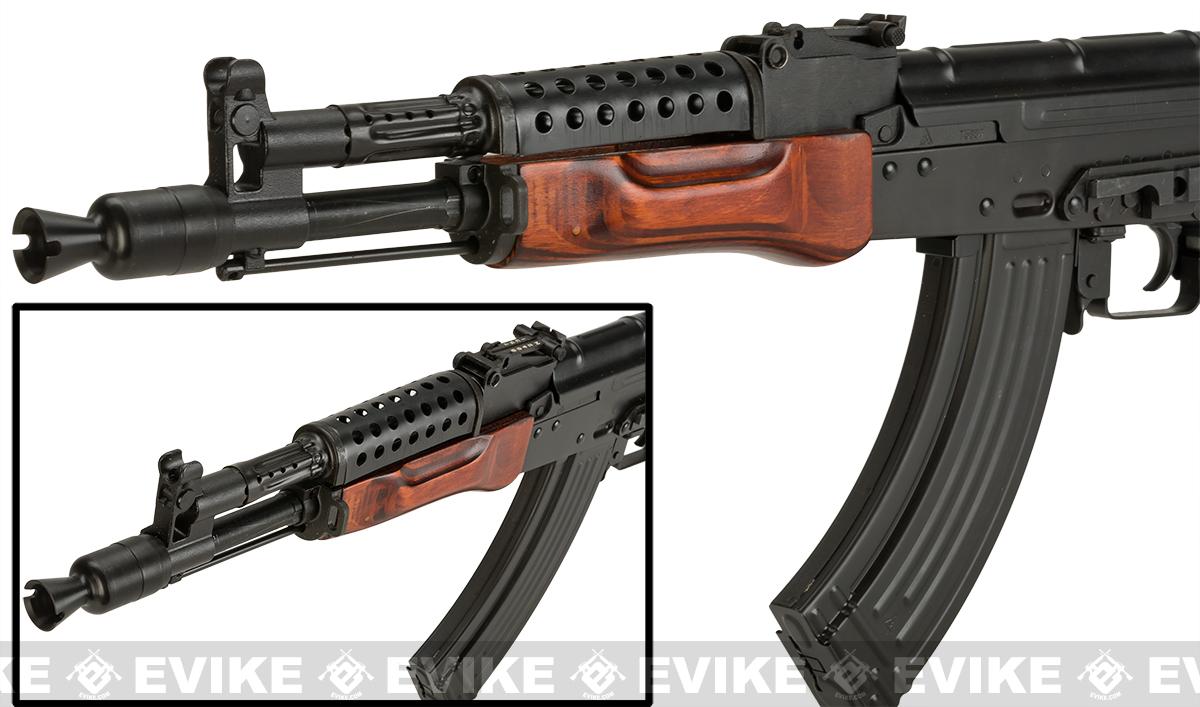 LCT Airsoft AK G-04 NV Full Metal AEG with Real Wood Furniture and Side ...