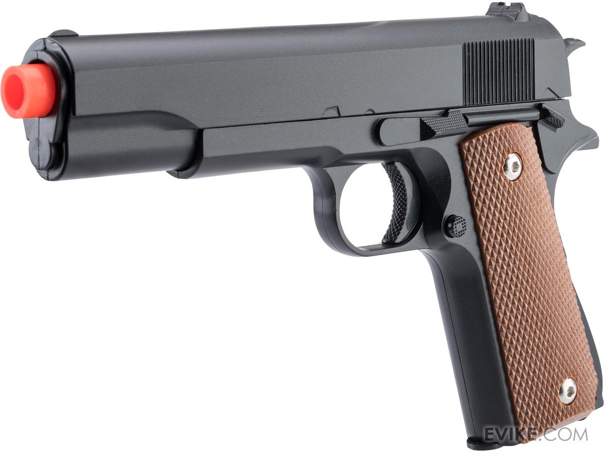 Galaxy Heavy Weight M1911 Spring Powered Airsoft Pistol (Color: Black ...