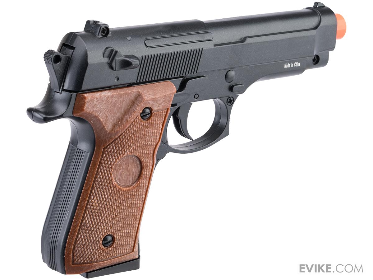 Galaxy 3/4 Scale M9 Spring Powered Airsoft Pistol (Color: Black ...