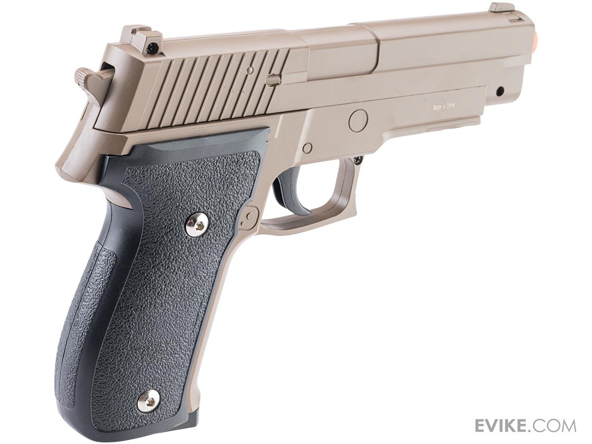 Galaxy 226 Heavy Spring Powered Airsoft Pistol (Color: Dark Earth ...