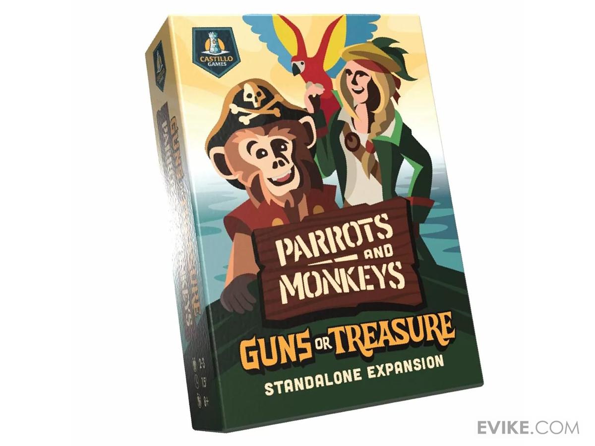 Castillo Games Guns or Treasure Parrots and Monkeys Card Game Expansion ...