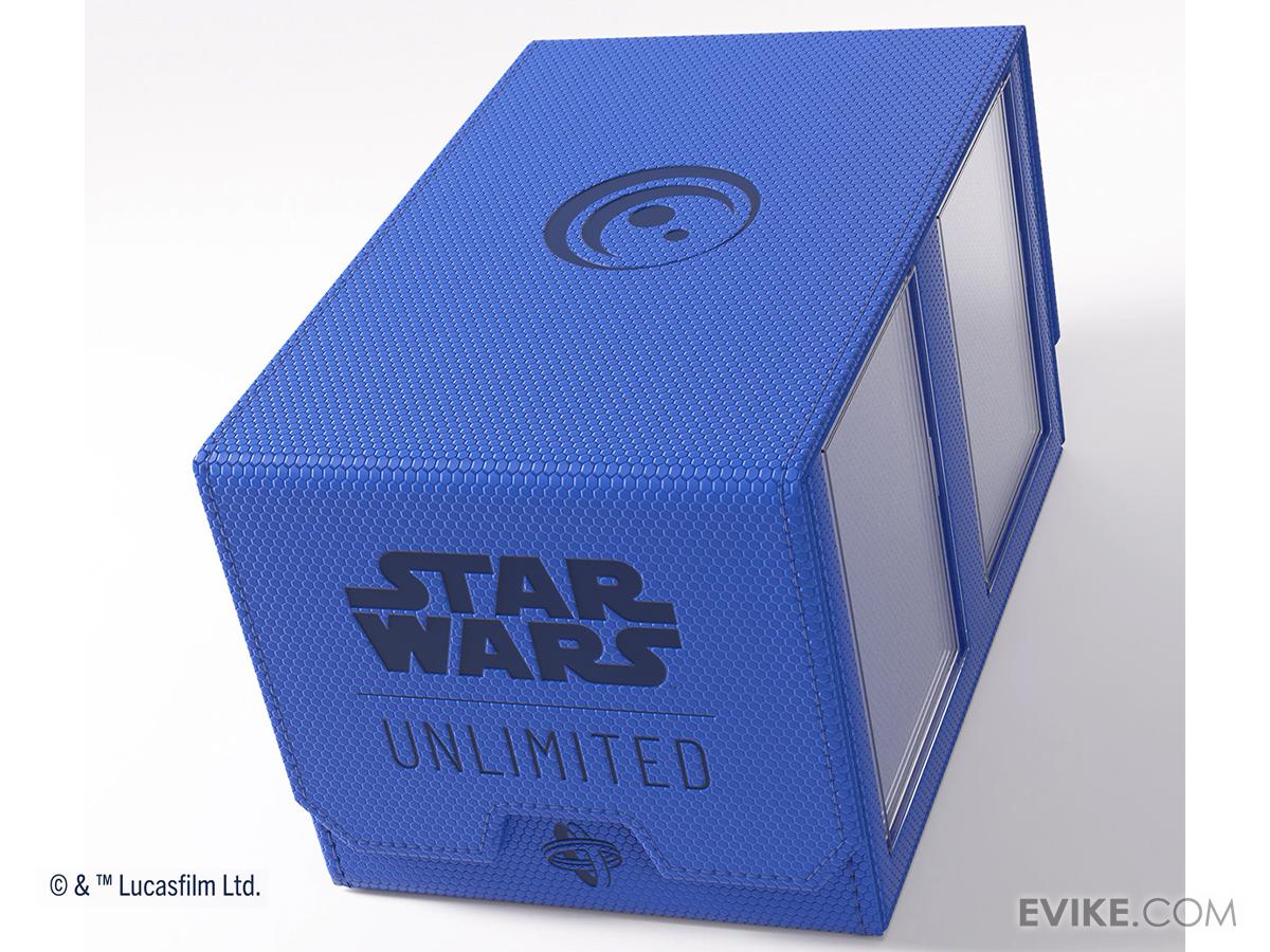 Gamegenic "Star Wars: Unlimited" Double Deck Pod Protective Card Box (Color: Blue), MORE ...