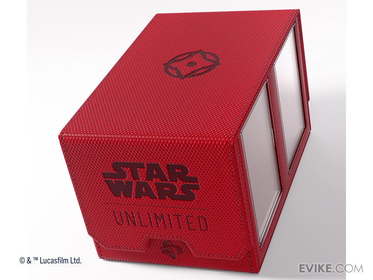 Gamegenic "Star Wars: Unlimited" Double Deck Pod Protective Card Box (Color: Red), MORE ...