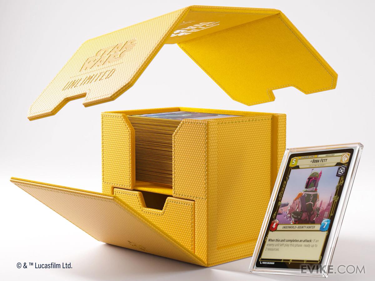 Gamegenic "Star Wars: Unlimited" Deck Pod Protective Card Box (Color: Yellow), MORE ...