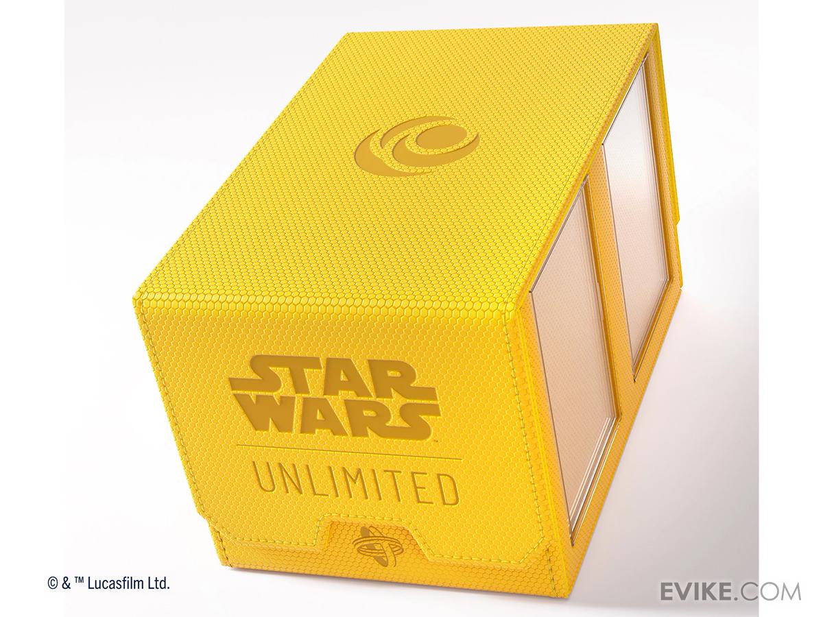 Gamegenic "Star Wars: Unlimited" Double Deck Pod Protective Card Box (Color: Yellow), MORE ...