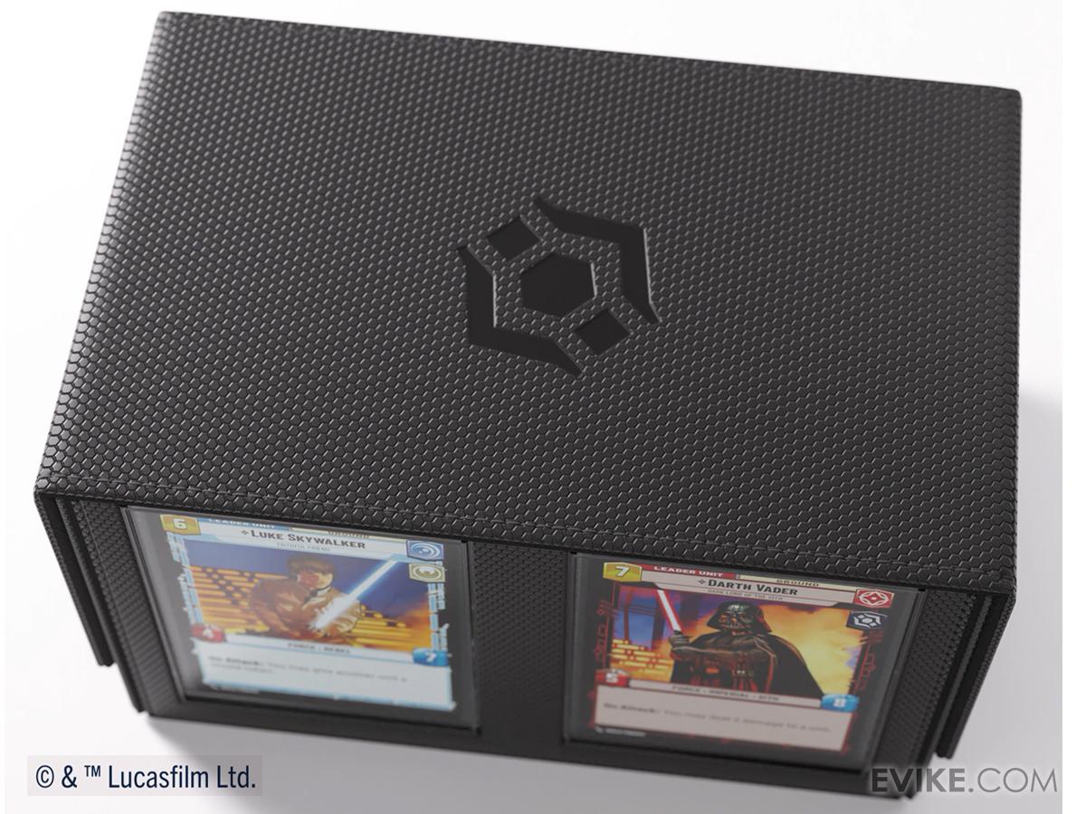 Gamegenic "Star Wars: Unlimited" Double Deck Pod Protective Card Box (Color: Black), MORE ...