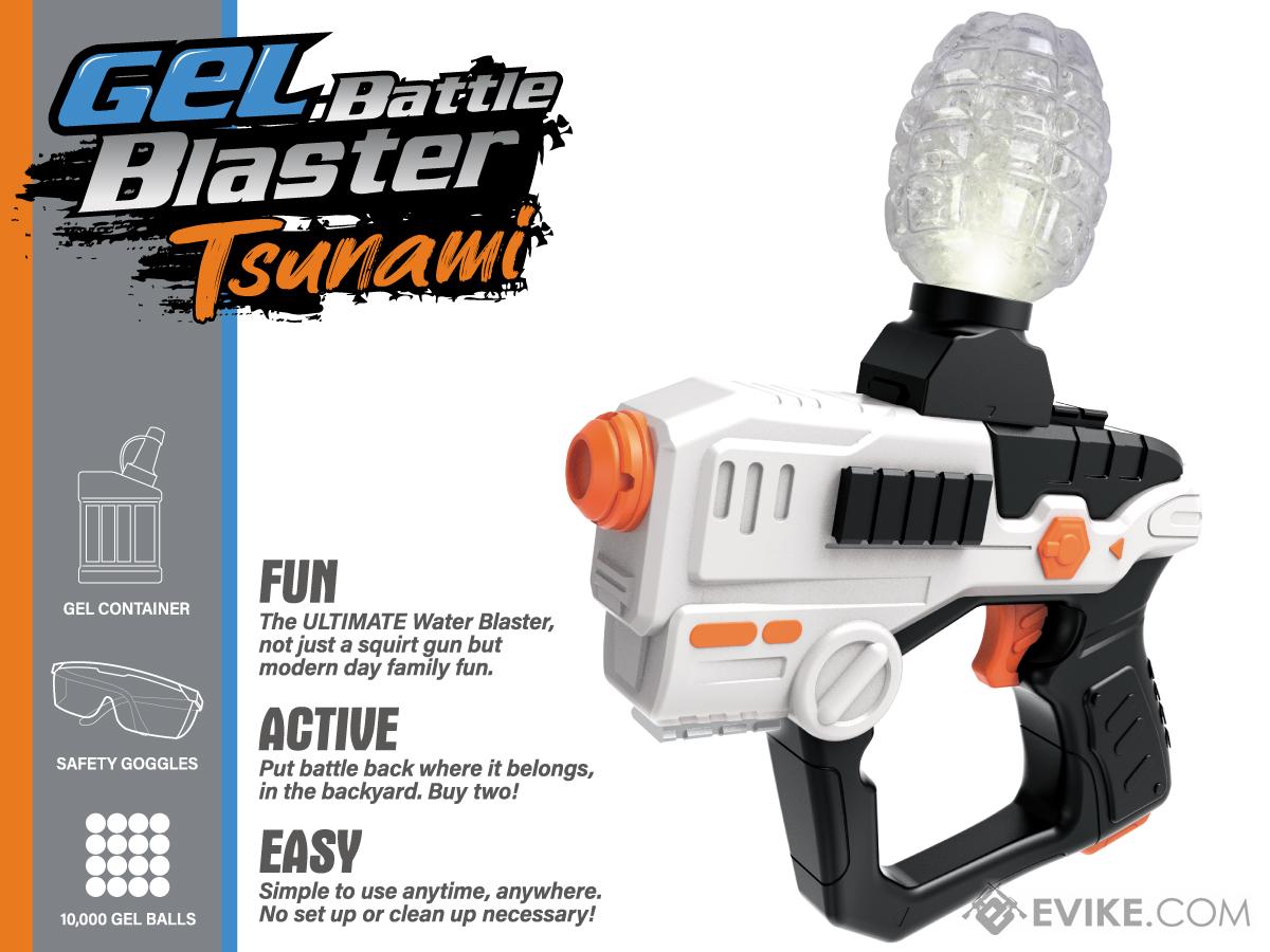 Gel Battle Blaster Water Gel / Hydro Ball Blaster (Model: Tsunami / Gun ...