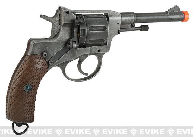 Gun Heaven Nagant M1895 Airsoft CO2 Revolver (Color: Weathered ...