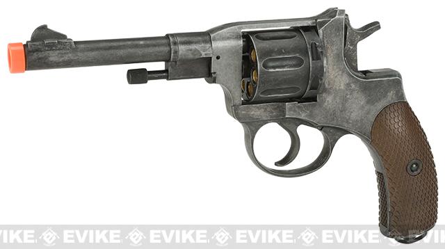 Gun Heaven Nagant M1895 Airsoft CO2 Revolver (Color: Weathered ...