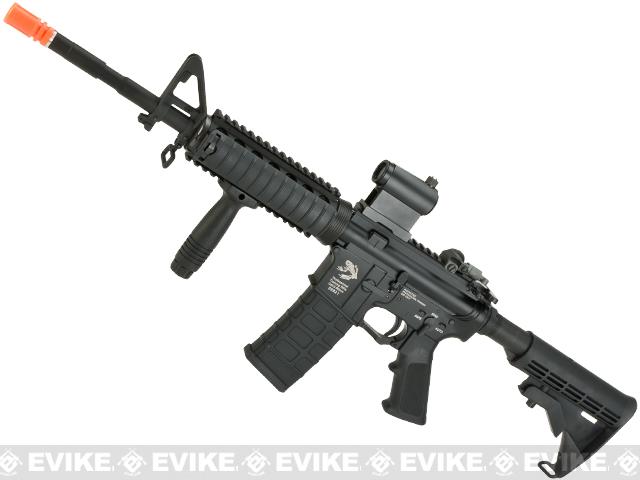 G&P WOC M4A1 Gas Blowback Airsoft Rifle with RIS Handguard - Black ...