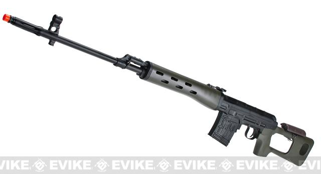 AIM Russian Classic AK SVD Airsoft Gas Blowback GBB Sniper Rifle (Color ...