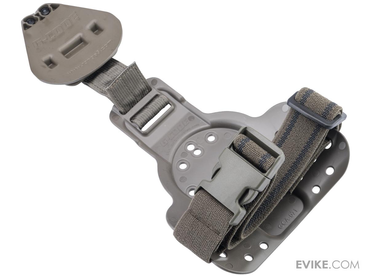 G-Code DLS Tactical Kydex Drop Leg Holster Panel w/ Single Leg Strap ...