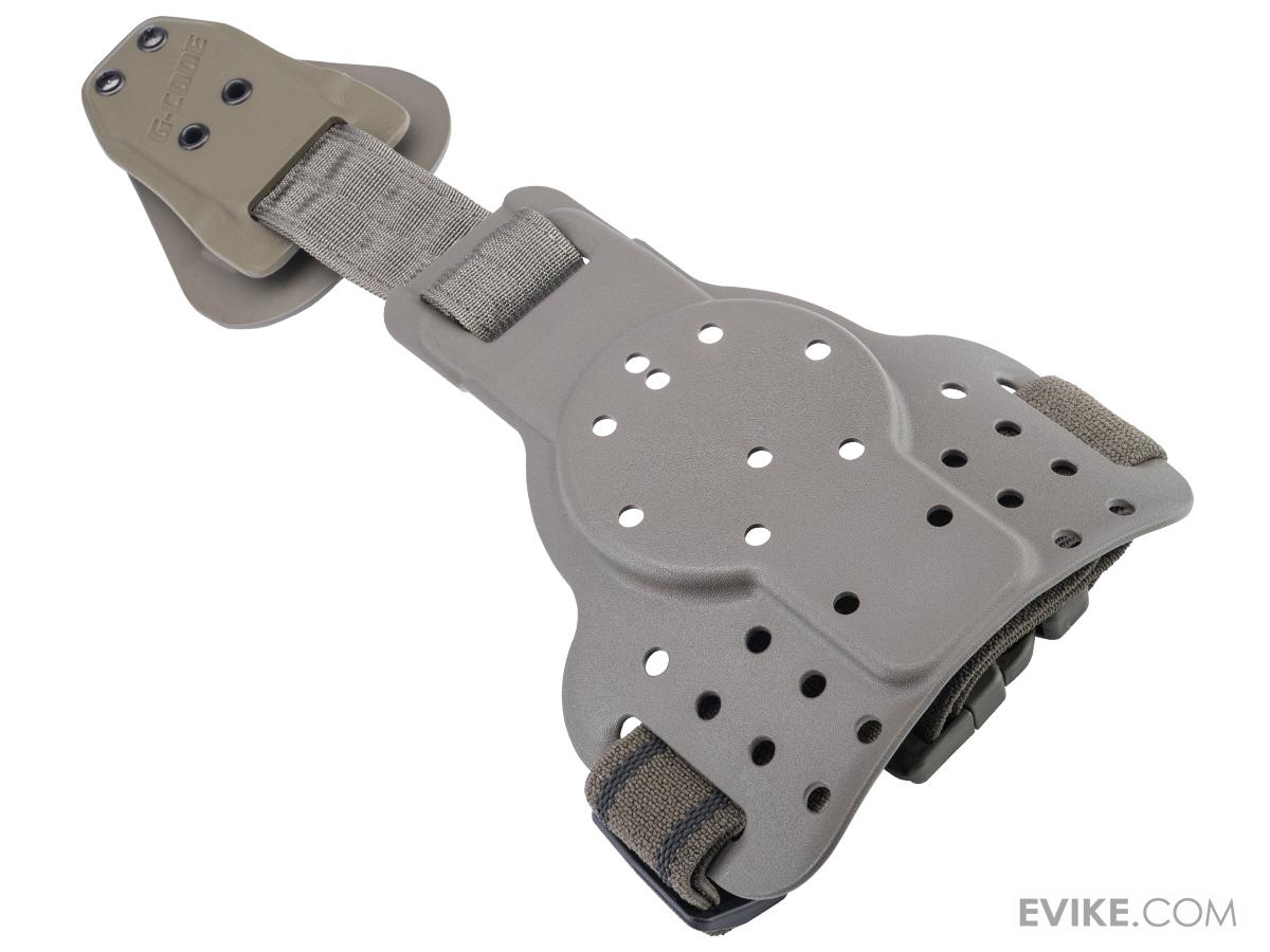 G-Code DLS Tactical Kydex Drop Leg Holster Panel w/ Single Leg Strap ...