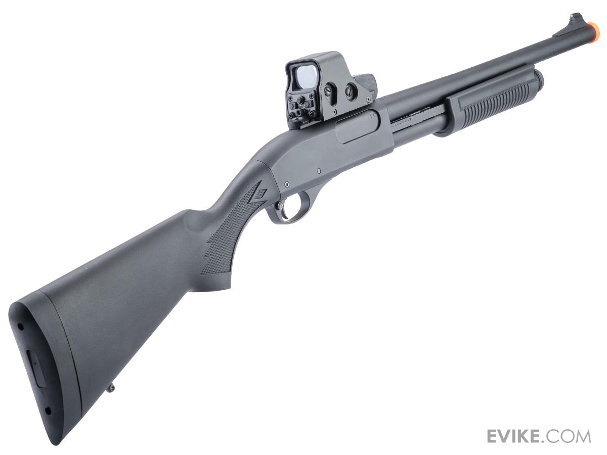 Golden Eagle Full Metal M870 Tri Shot Pump Action Airsoft Shotgun ...