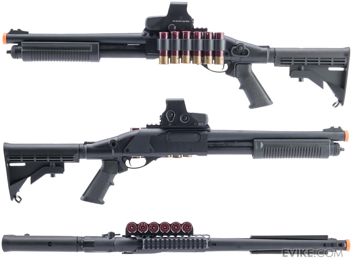 Golden Eagle M870 3-Round Burst Multi-Shot Shell Loading Airsoft ...