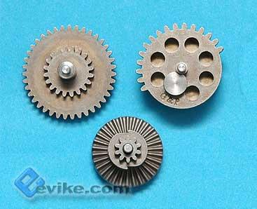 G&P CNC Steel Gear Set for Airsoft AEG Gearbox w/ Sector Gear Clip ...