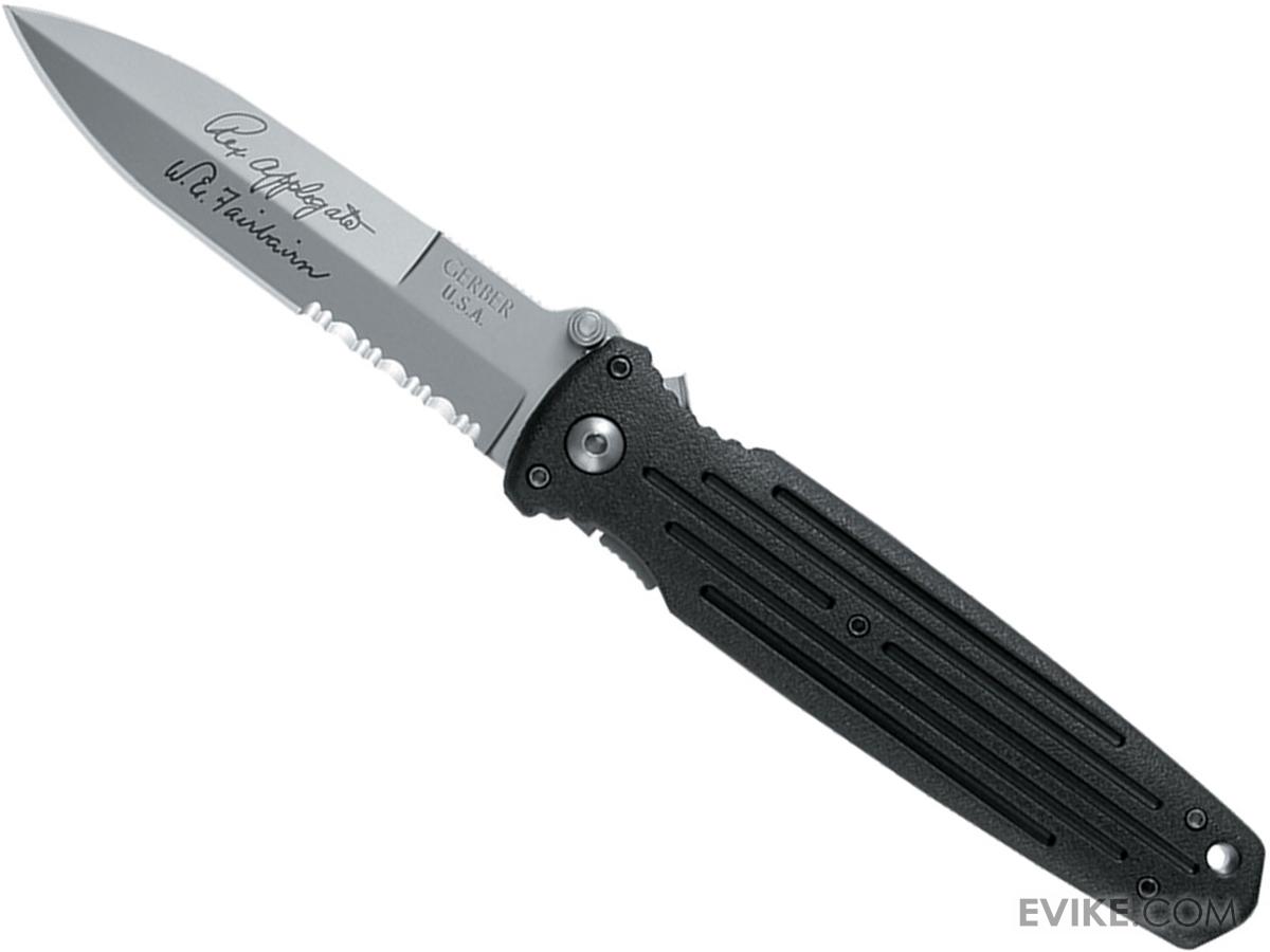 Gerber Applegate Double Bevel Semi-Serrated Combat Folder, Tactical ...