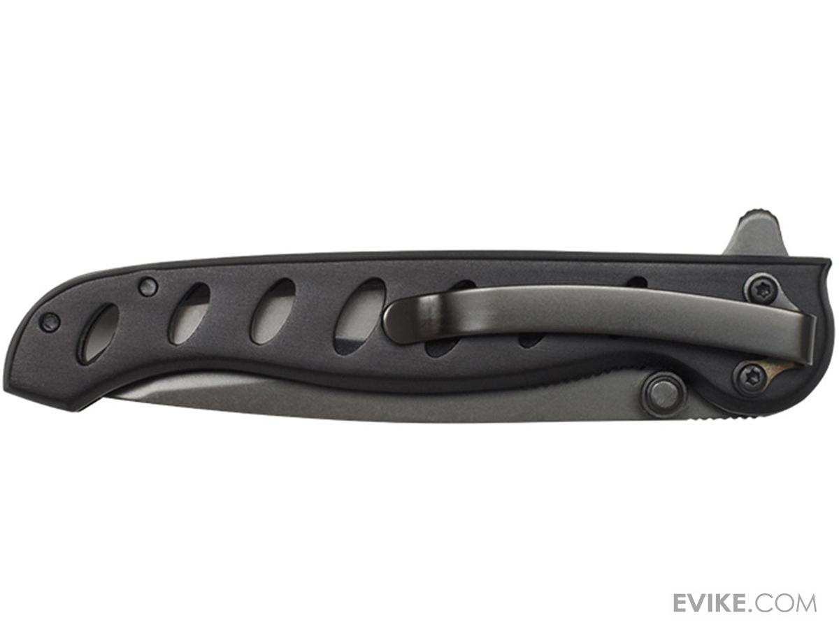 Gerber EVO Mid Folding Knife with Semi-Serrated Tanto Blade, Tactical ...
