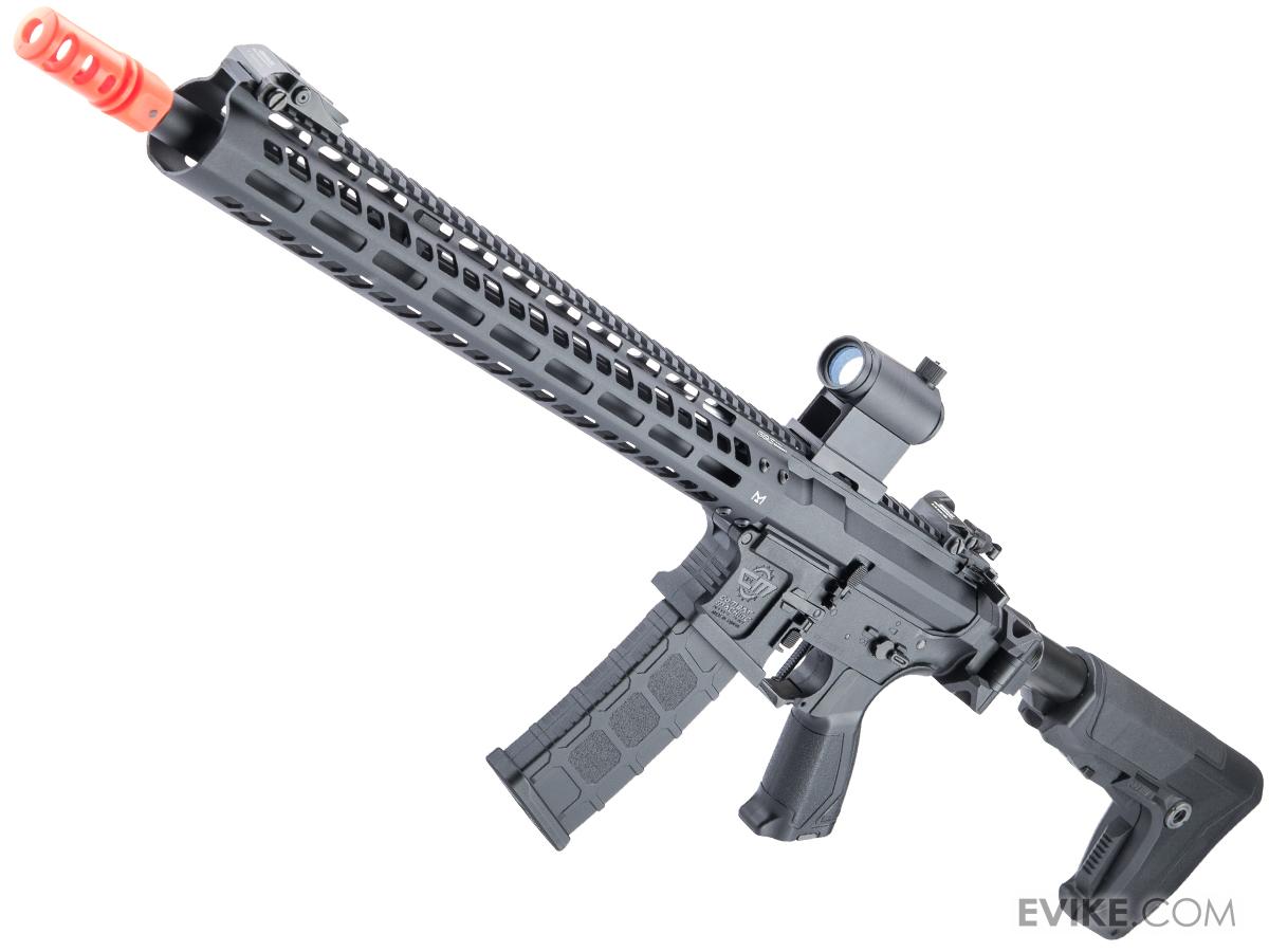 G&G Combat Machine CM16 SRF Airsoft M4 AEG Rifle w/ M-LOK Rail (Color: Black / 16" RIS), Airsoft ...
