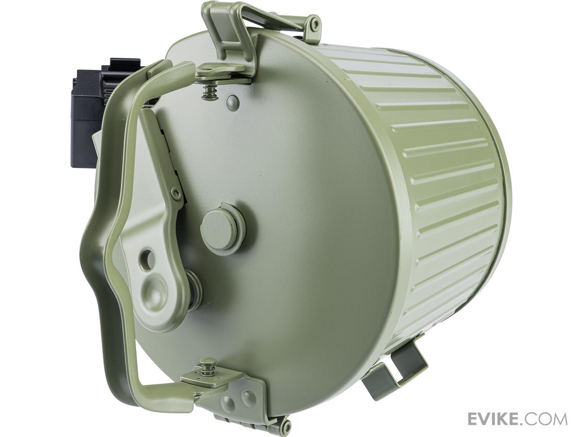 G&G 1700 Round Auto-Winding Drum Magazine for GMG-42 Airsoft Electric ...